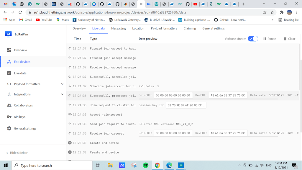 Unable to receive Downlink Message - Application Development - The Things Network