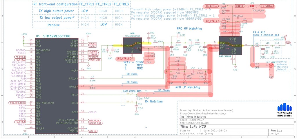 Simplification of design - removal of antenna components - Generic Node - The Things Network