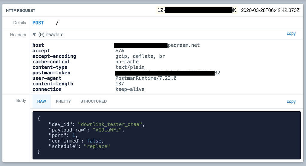 Downlink via Blynk to HTTP Integration - Application Development - The Things Network