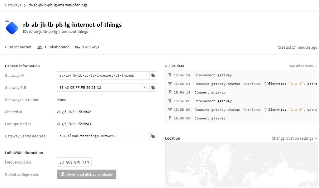 TTIG frequently disconnects - TTIG - The Things Indoor Gateway - The ...