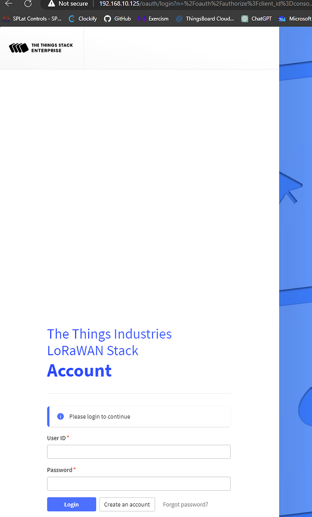 Local TTS Instance Hangs After Credentials Page - The Things Stack v3 - The Things Network