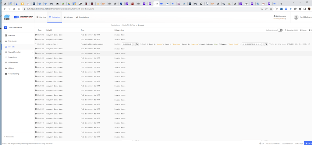 MQTT react weird - End Devices (Nodes) - The Things Network