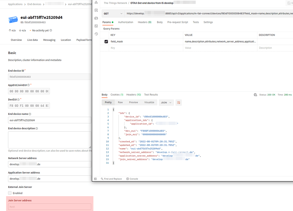Join server address field empty in Web console - The Things Stack v3 ...