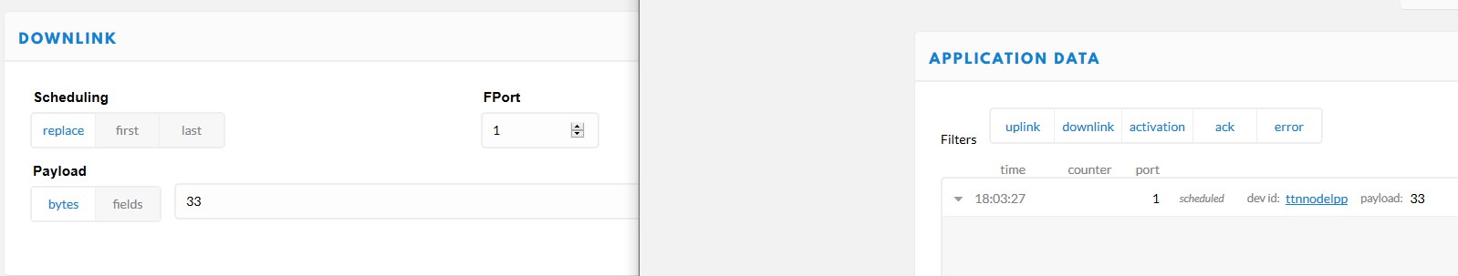 Nothing shows up on the log (Using Multitech conduit gateway ...