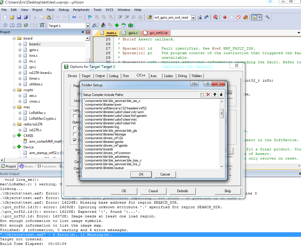 Porting LoRaMAC on the NRF52832(NRF52832+RFM95W) - The Things Network