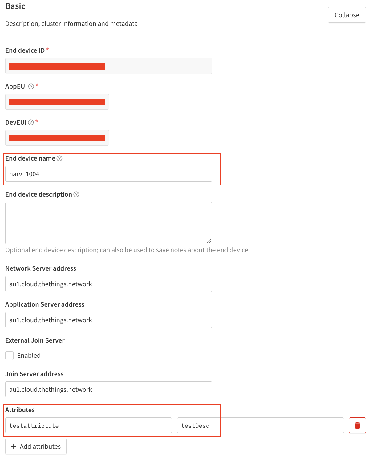 Sending End Device Name With Uplink Message End Devices Nodes The Things Network