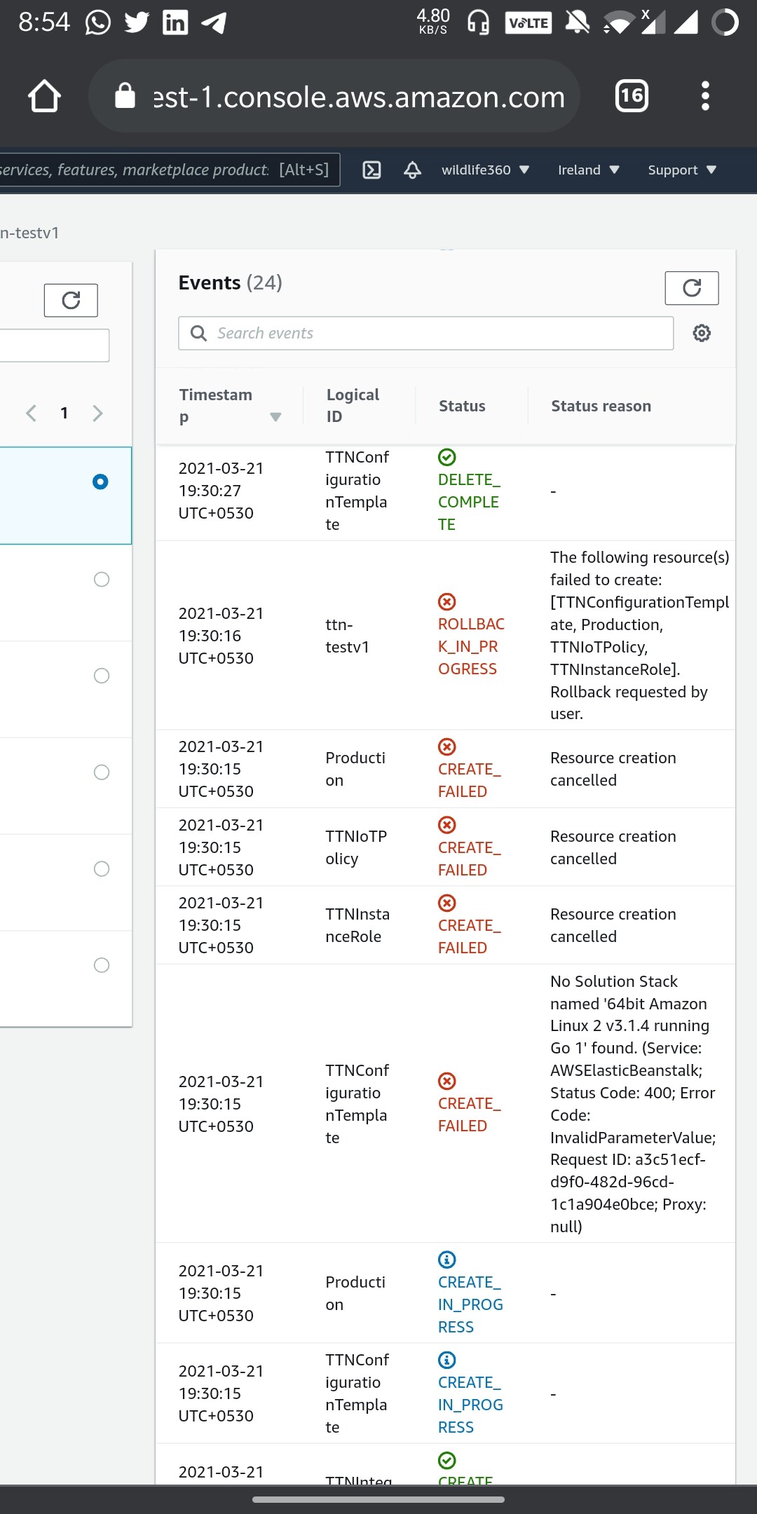 Aws iot integration broken - AWS - The Things Network Aws iot integration broken - AWS - The Things Network