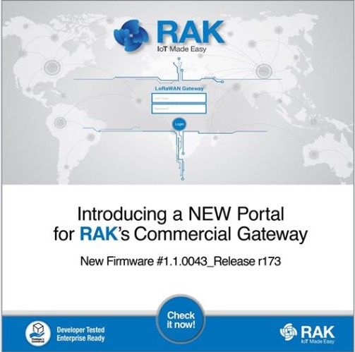 RAK7249 - DIY enterprise gateway - RAK Gateway - The Things Network