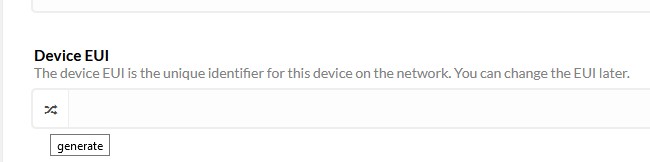 Need help about DevEUI - The Things Network