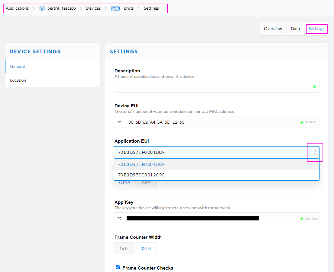 Connecting a Lansitec Device - End Devices (Nodes) - The Things Network