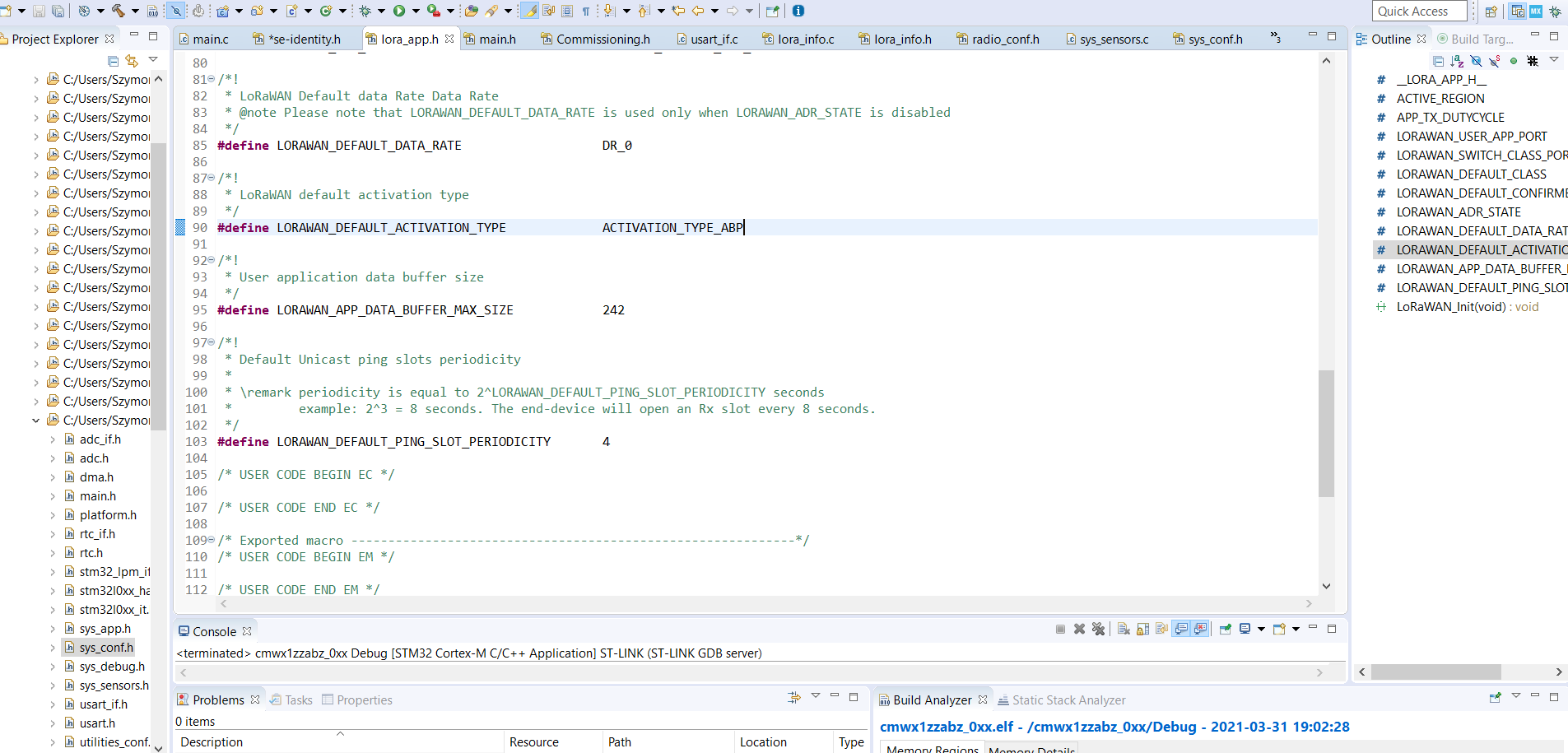 STM32 Lora Node B-L072Z-LRWAN1 - End Devices (Nodes) - The Things Network