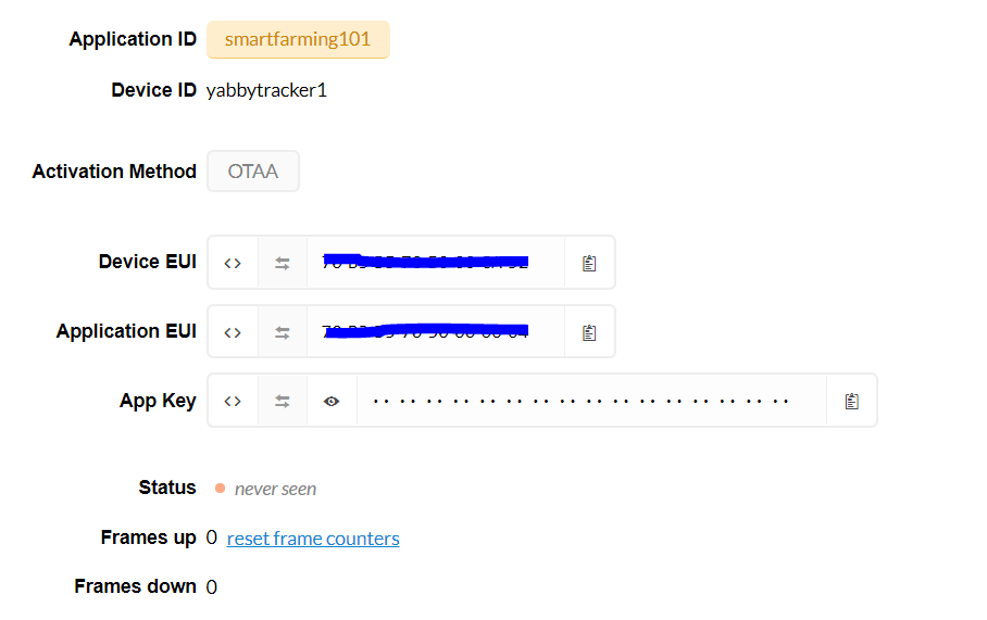 End Device Status "Never Seen" - End Devices (Nodes) - The Things Network